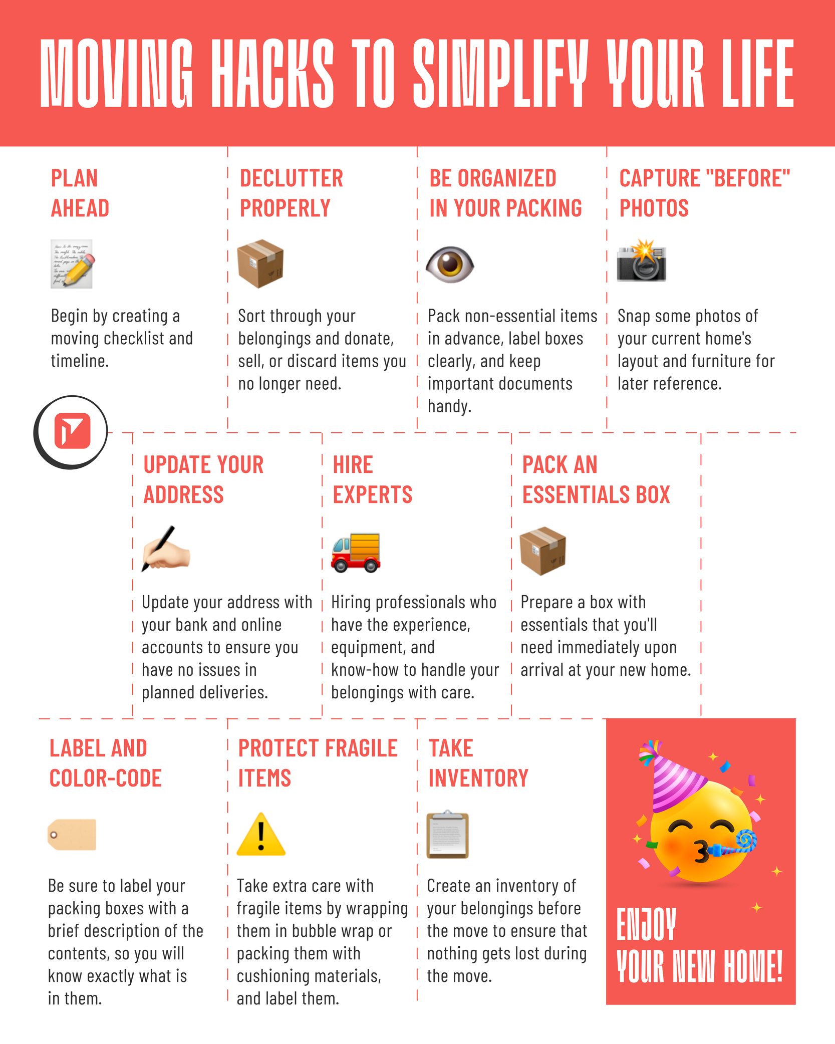 Moving for the First Time? Here’s your Checklist, from Packing to ...